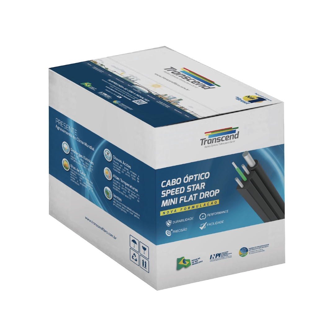 CABO OPTICO 04FO FLEX SPEED STAR DROP (METRO)